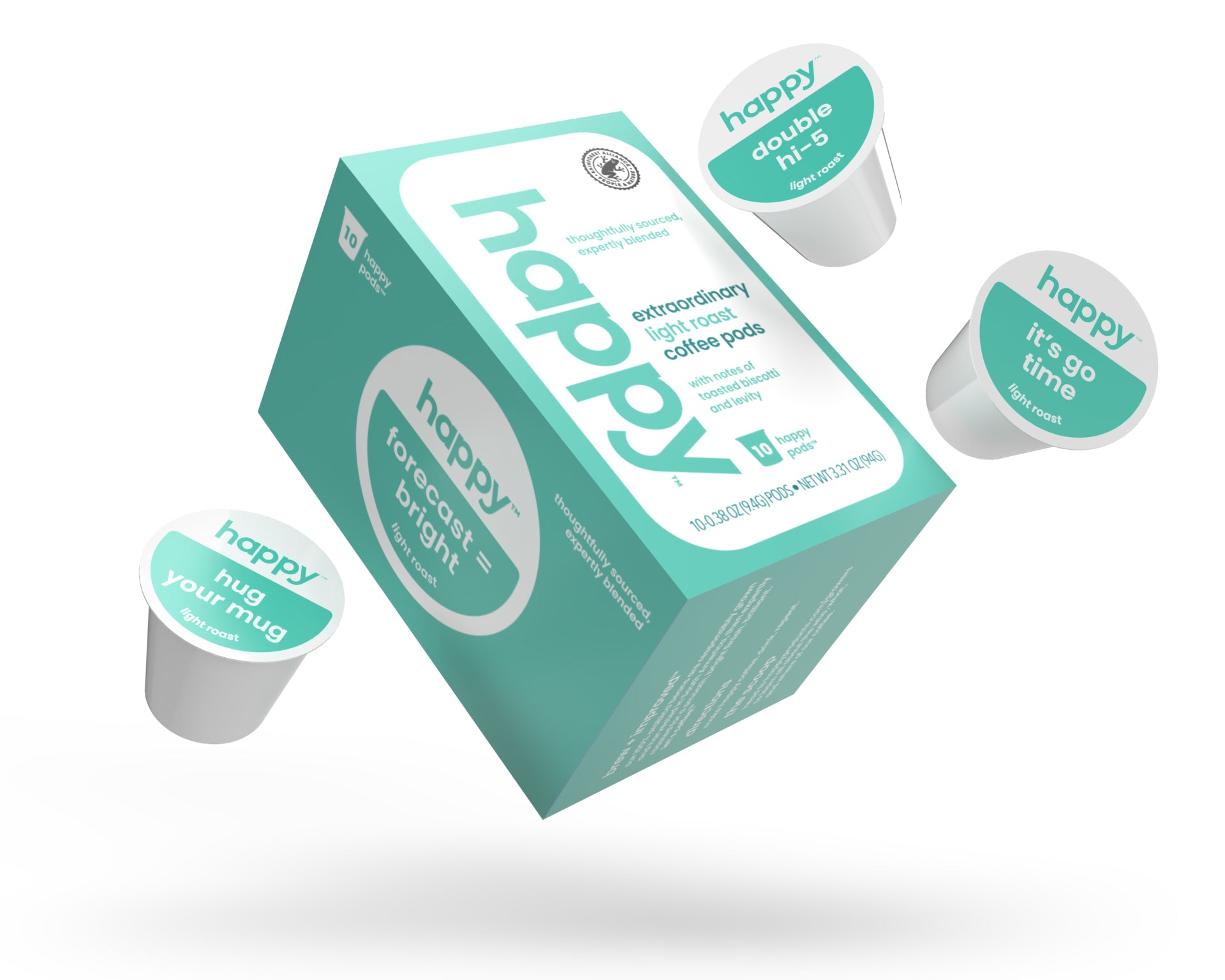 light roast - ground, whole bean and coffee pods – Happy Products