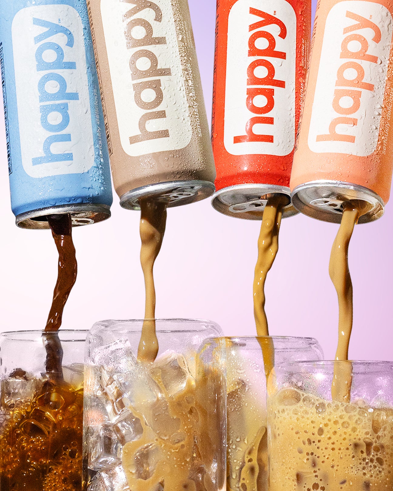 happy coffee canned cold brew + canned latte variety pack 11 oz